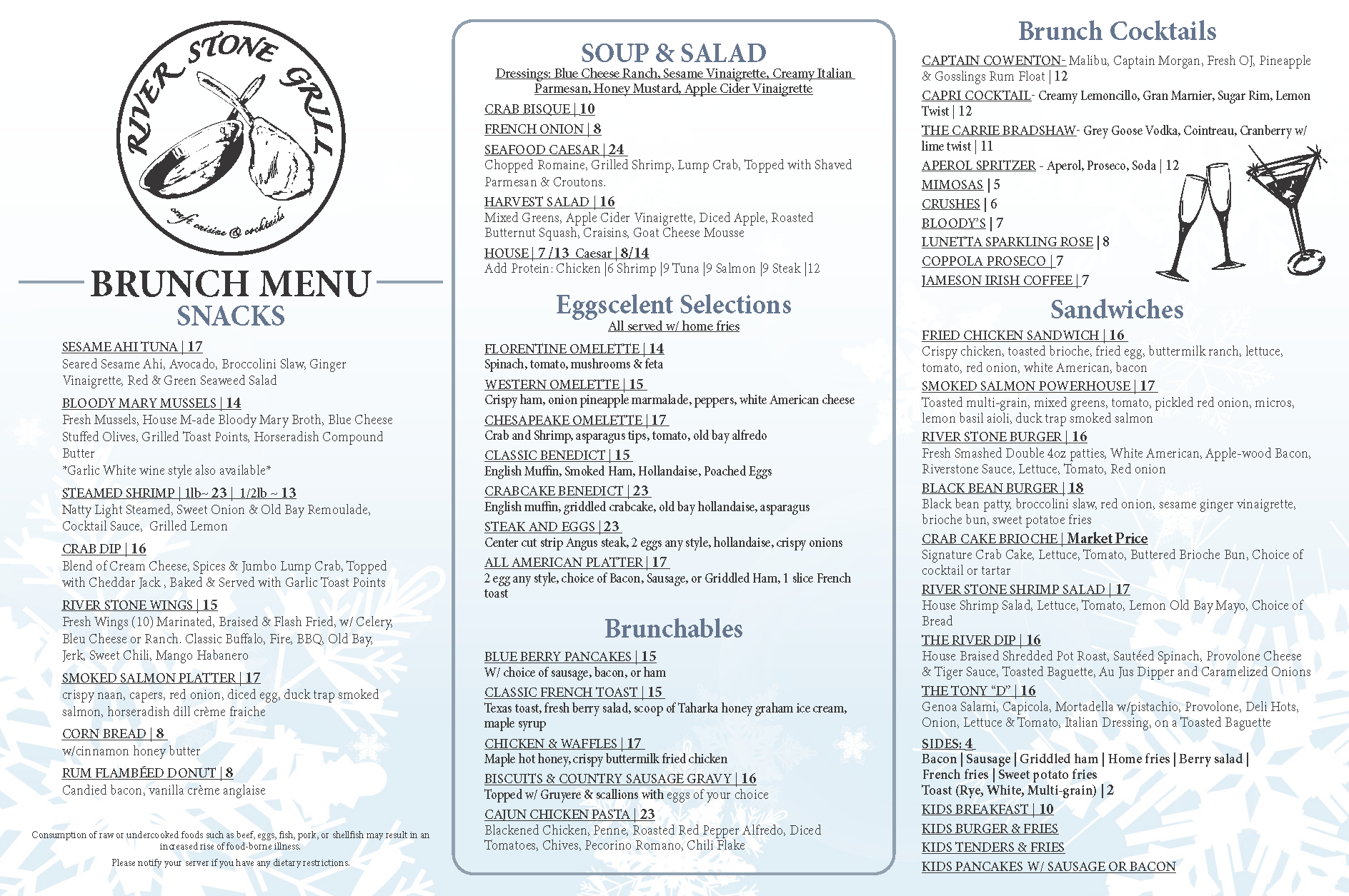 Menu | Modern American | Perry Hall, MD