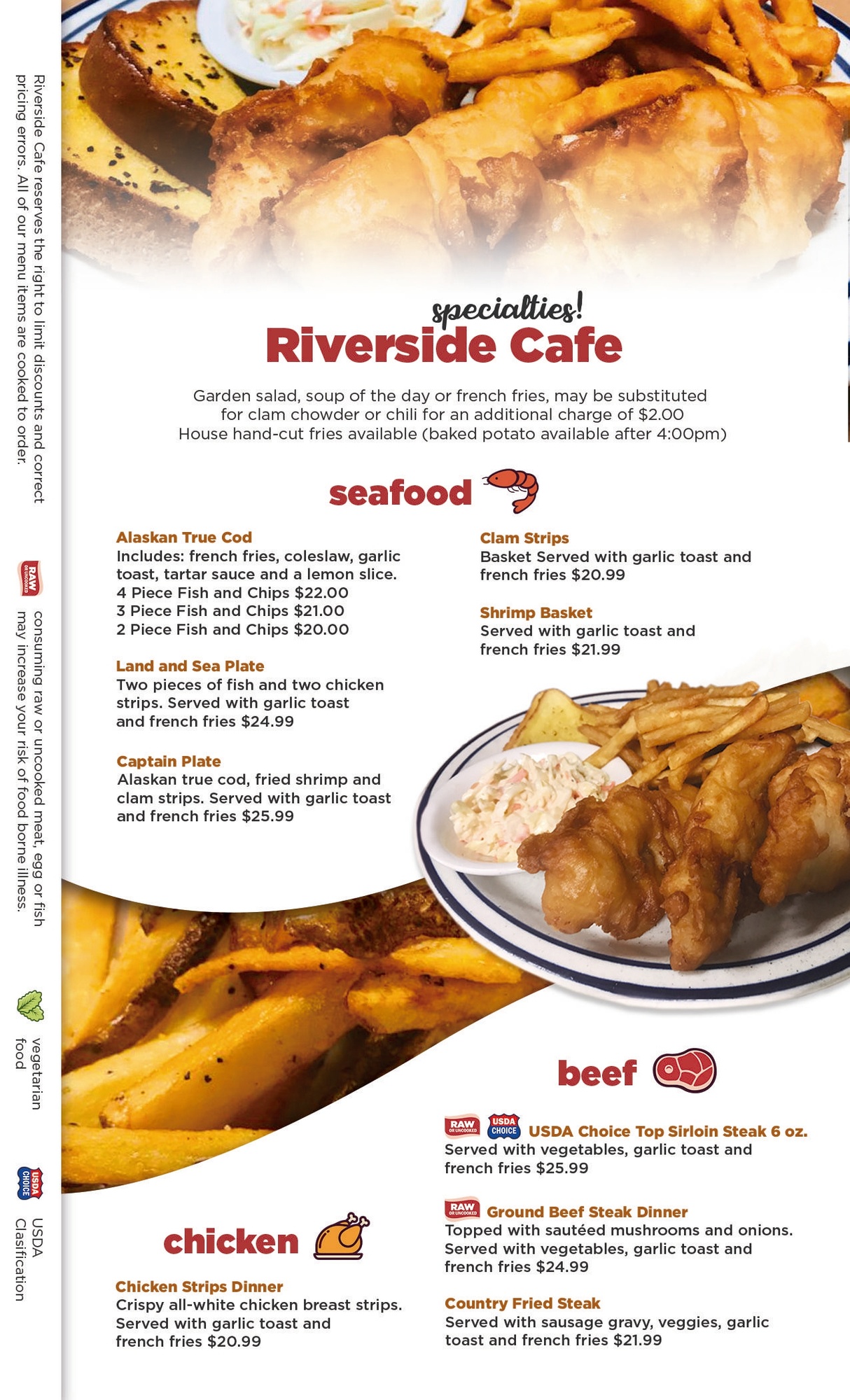 Riverside Cafe | Menu