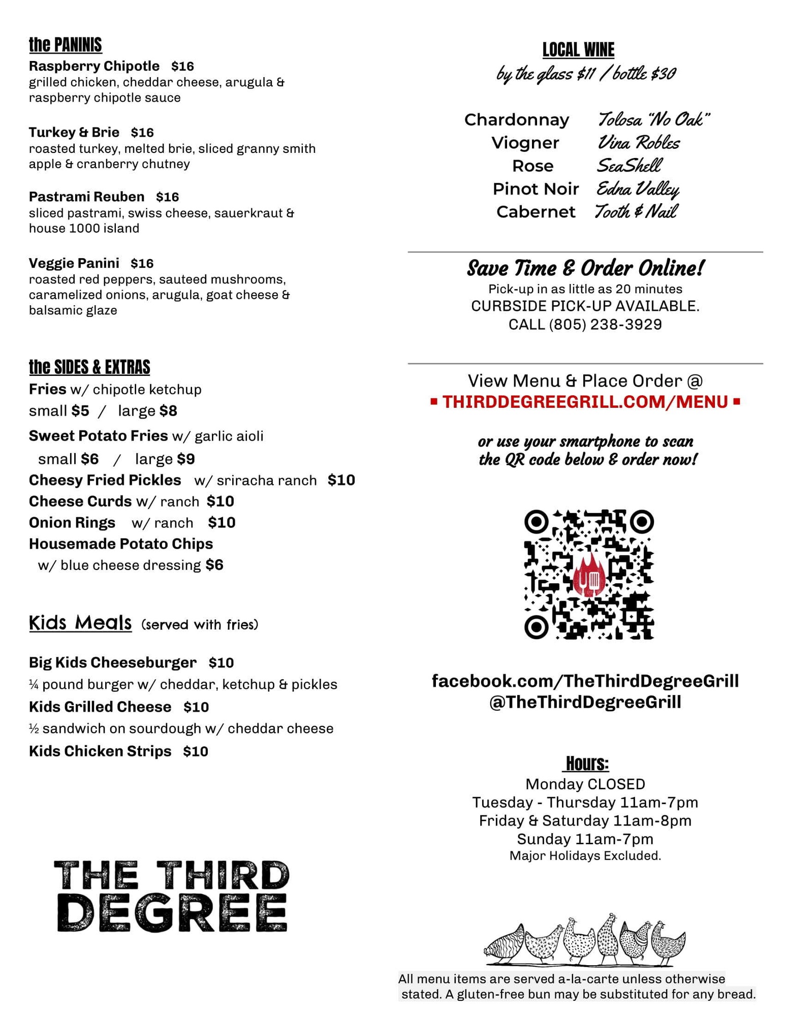 The Third Degree | An American Grill By Berry Hill | The Third Degree ...