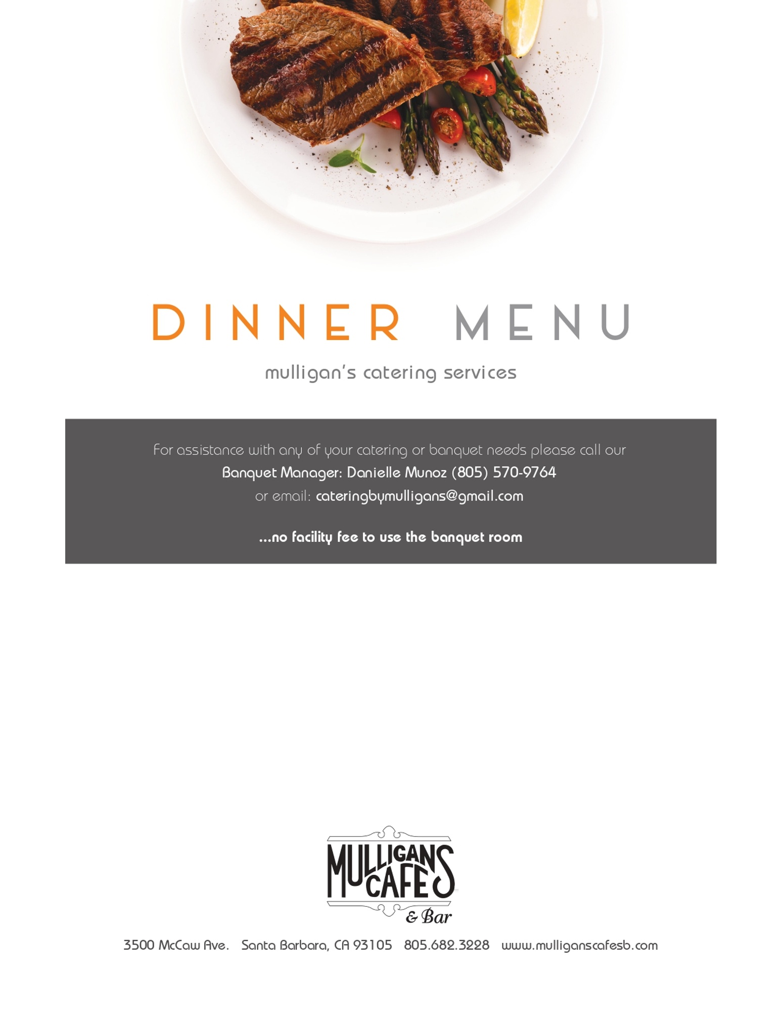 Mulligan's Cafe | Mulligan's Cafe / Menu