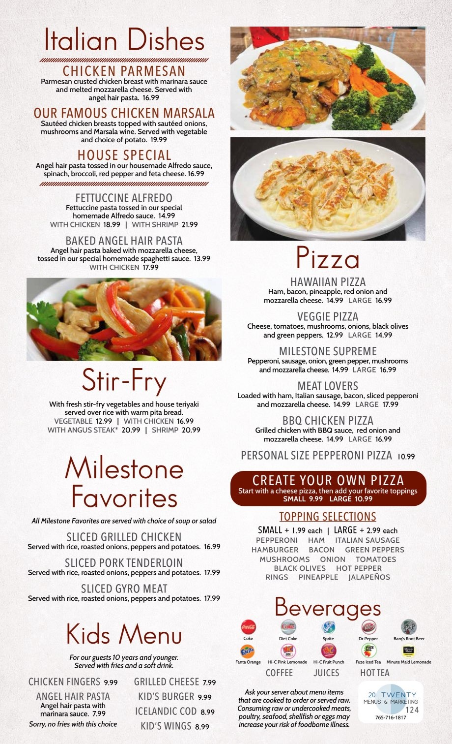 Milestone Grill | Lunch & Dinner