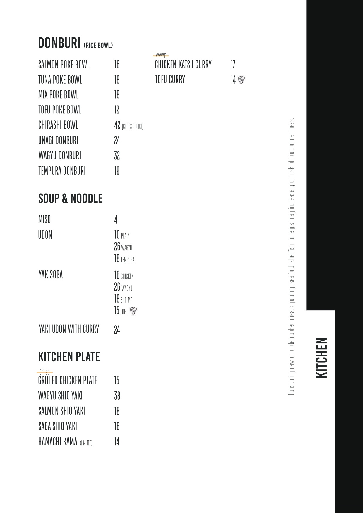 Kuro Sushi - Menu