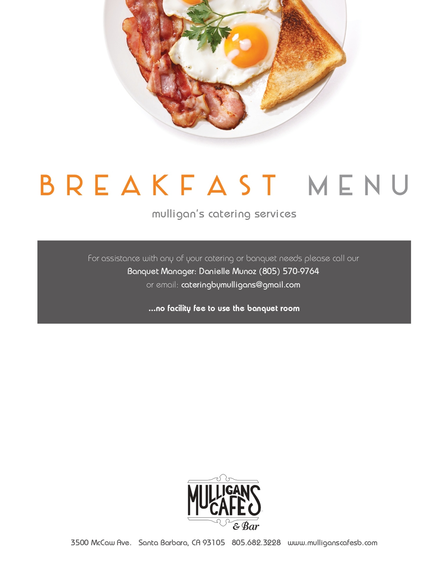 Mulligan's Cafe | Mulligan's Cafe / Menu