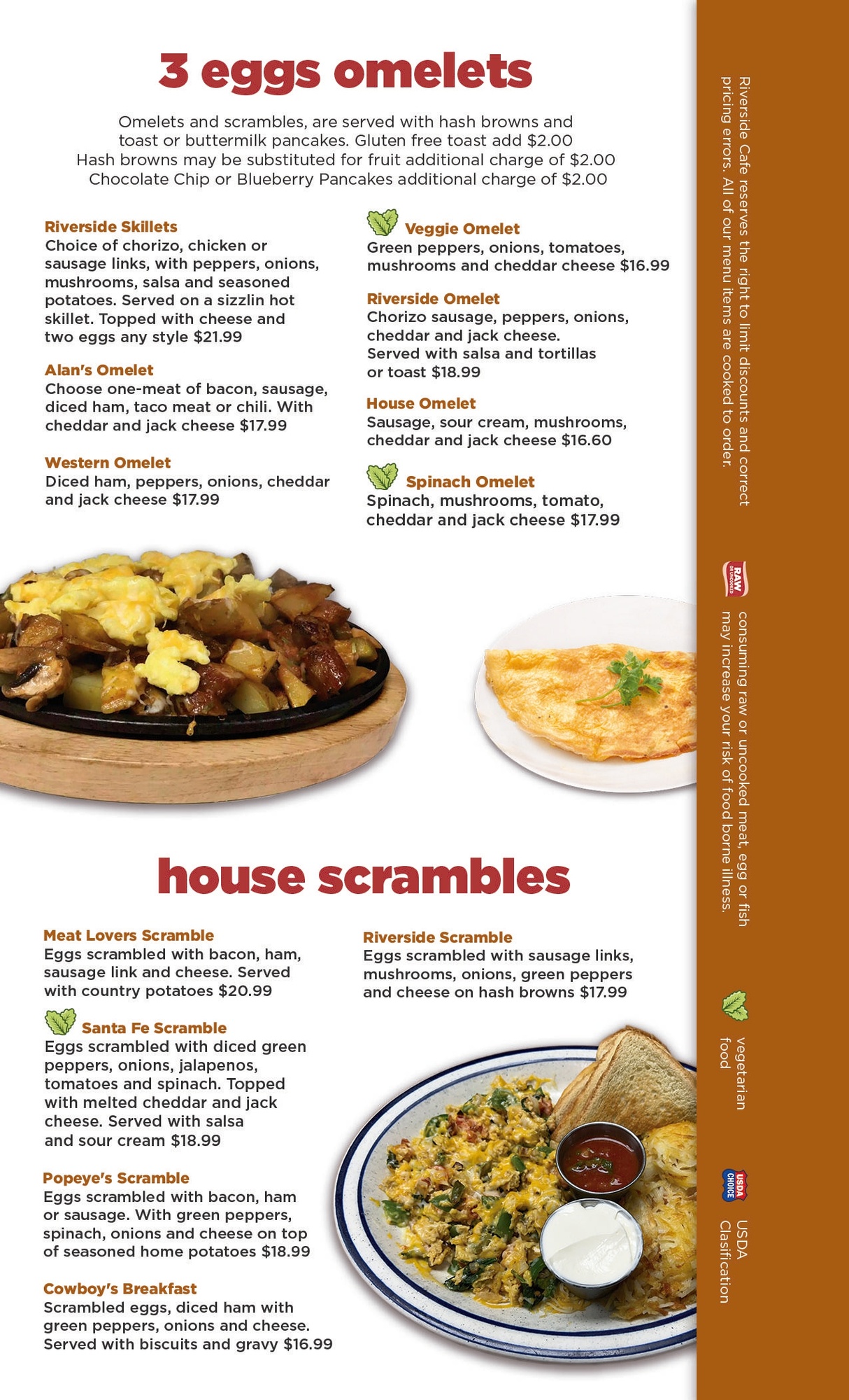 Riverside Cafe | Menu