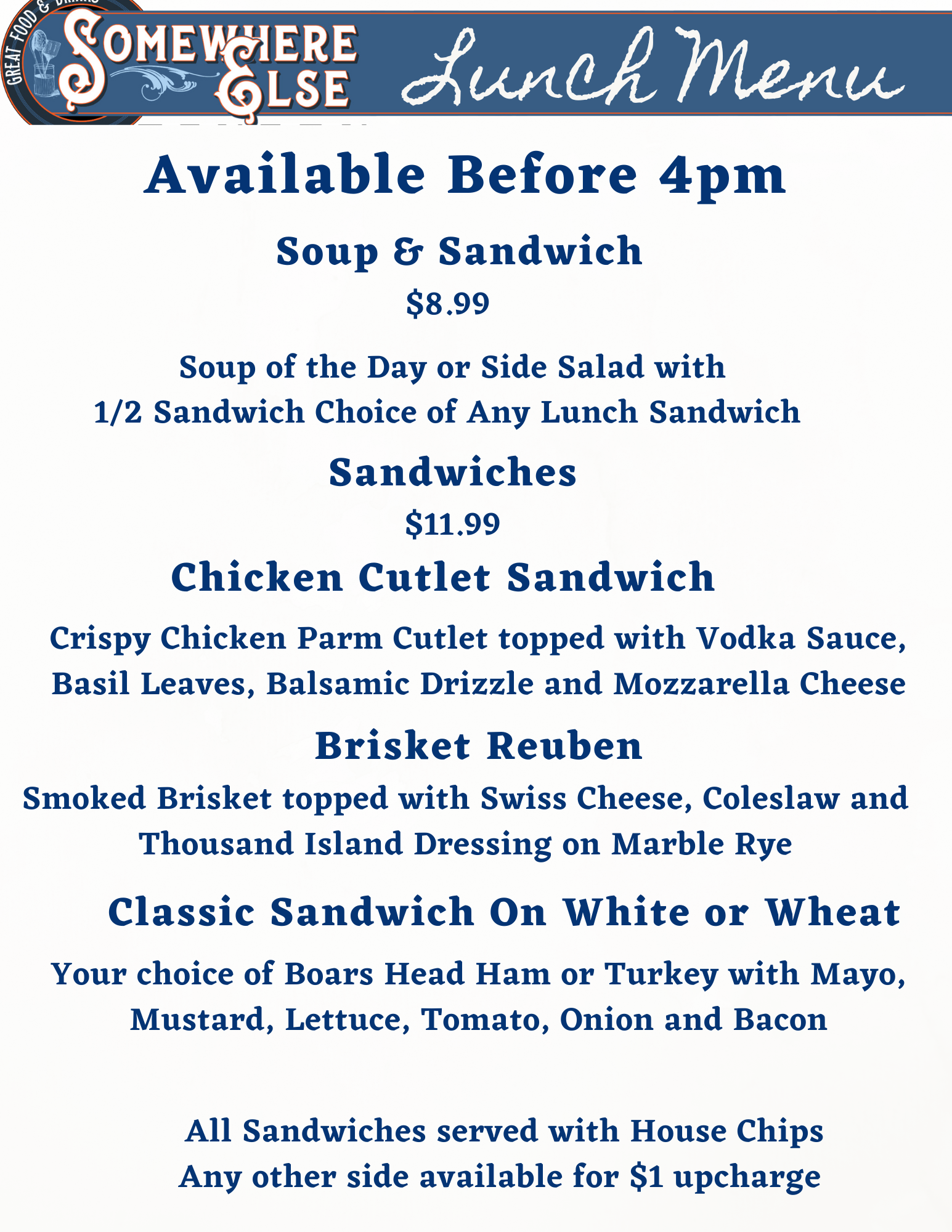 Somewhere Else Tavern | Burgers, Salads, Wings | Pembroke, MA | Home ...