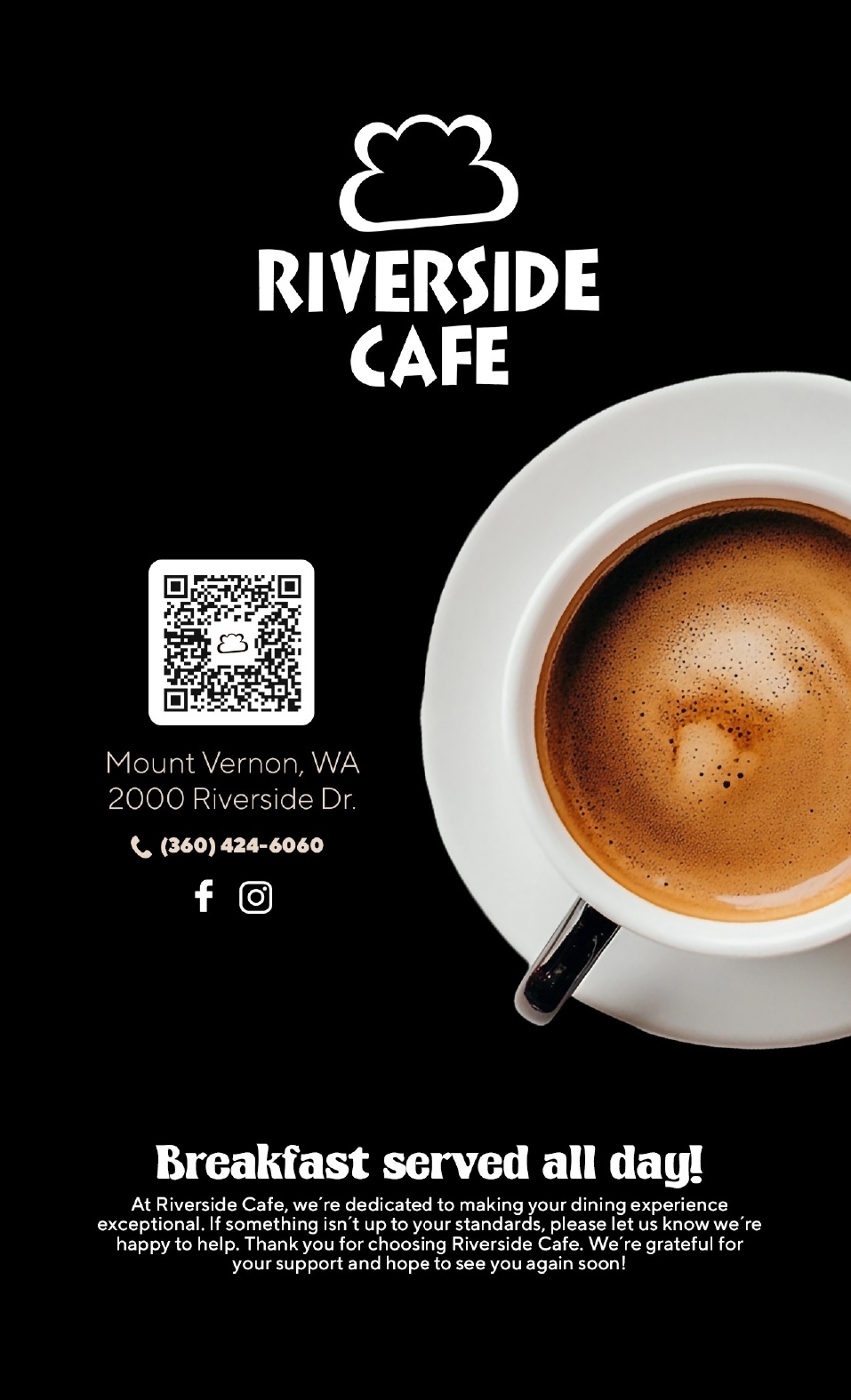 Riverside Cafe | Menu
