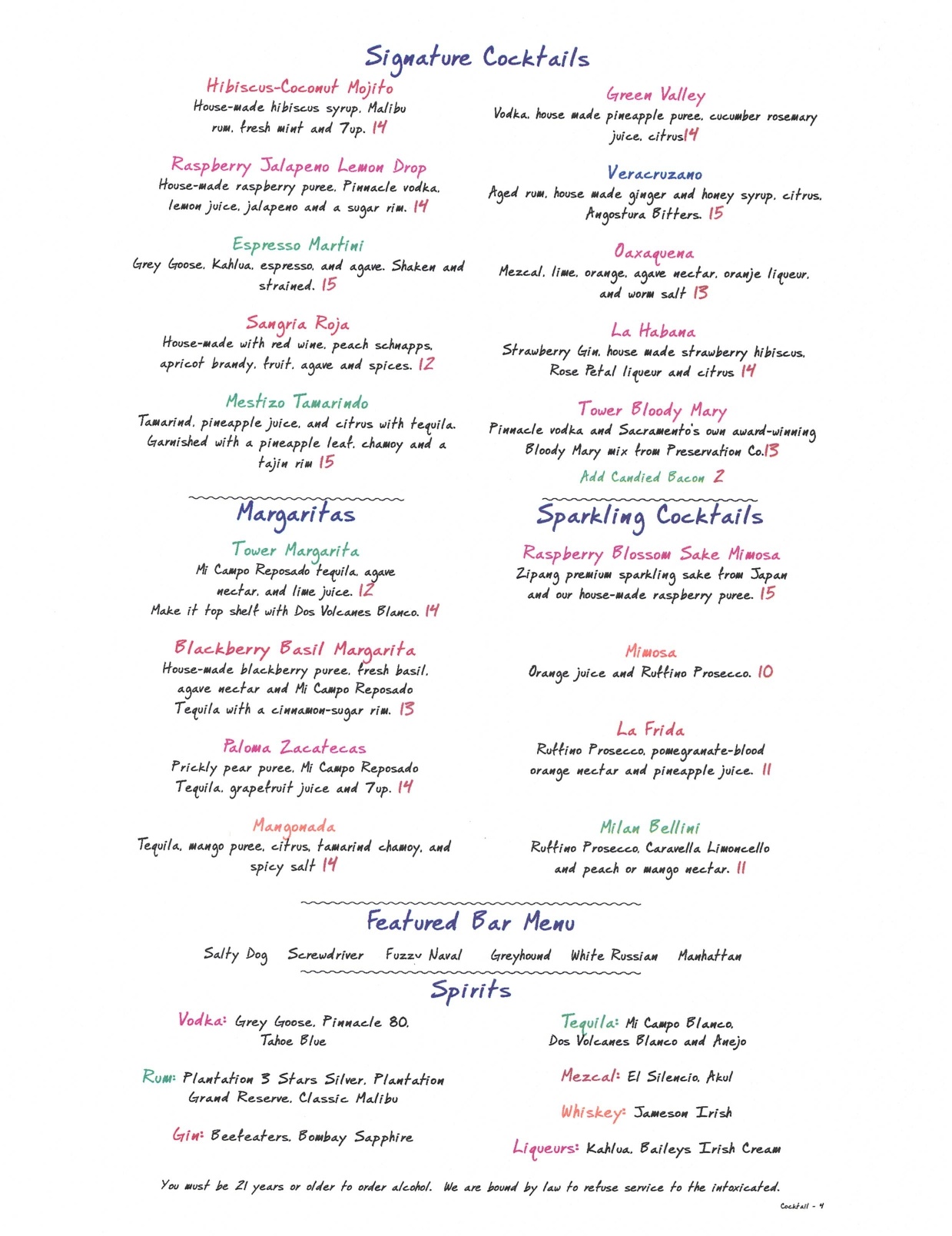 Menu | International Restaurant and Bakery